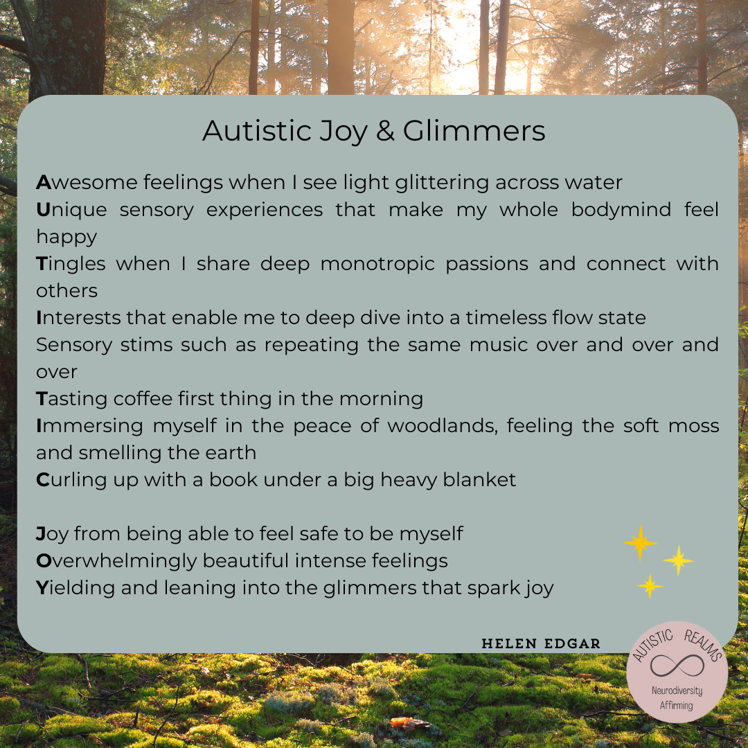 Glimmers: Autistic Joy and Monotropism | Autistic Realms